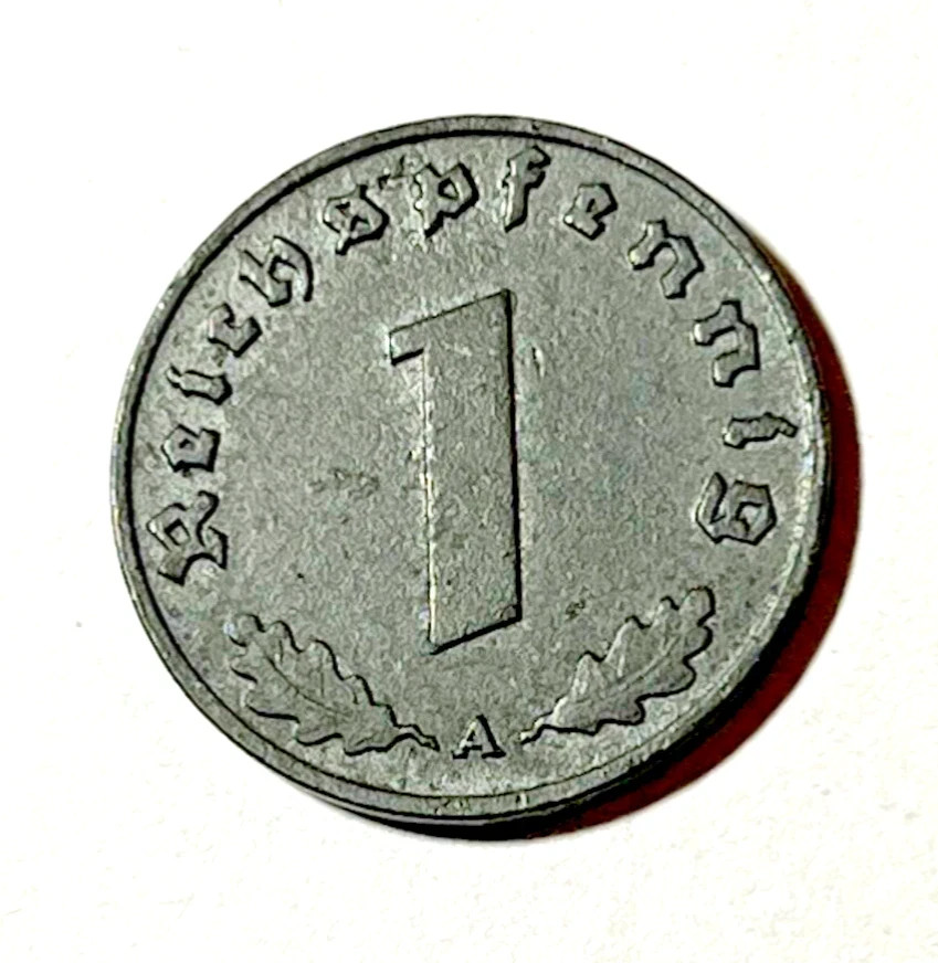 5ea 1943D REICHSPFENNIG 1946 Lincoln 1928 Buffalo 1901 Indian 1941 ...