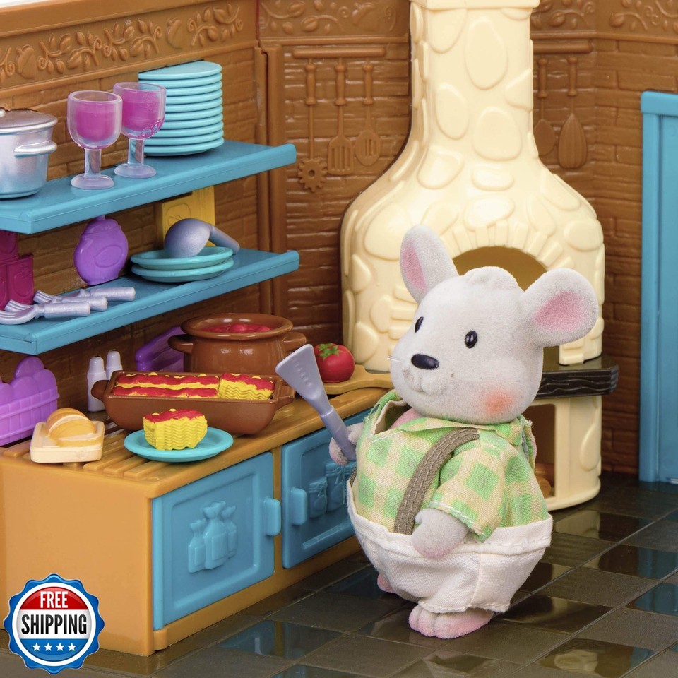 Li'l Woodzeez – Pass – The – Pasta Restaurant Playset – 41 Pieces | eBay