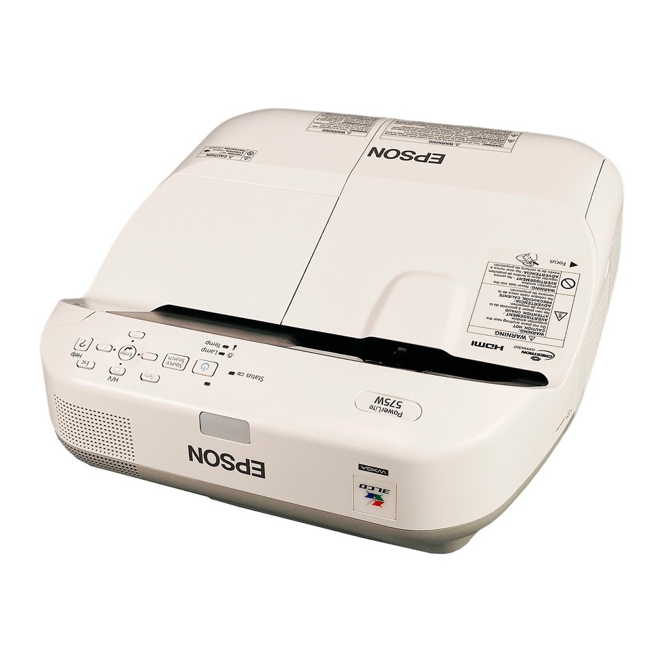 Epson PowerLite 575W 3LCD Projector 4K Ultra Short Throw 2700 Lumens ...