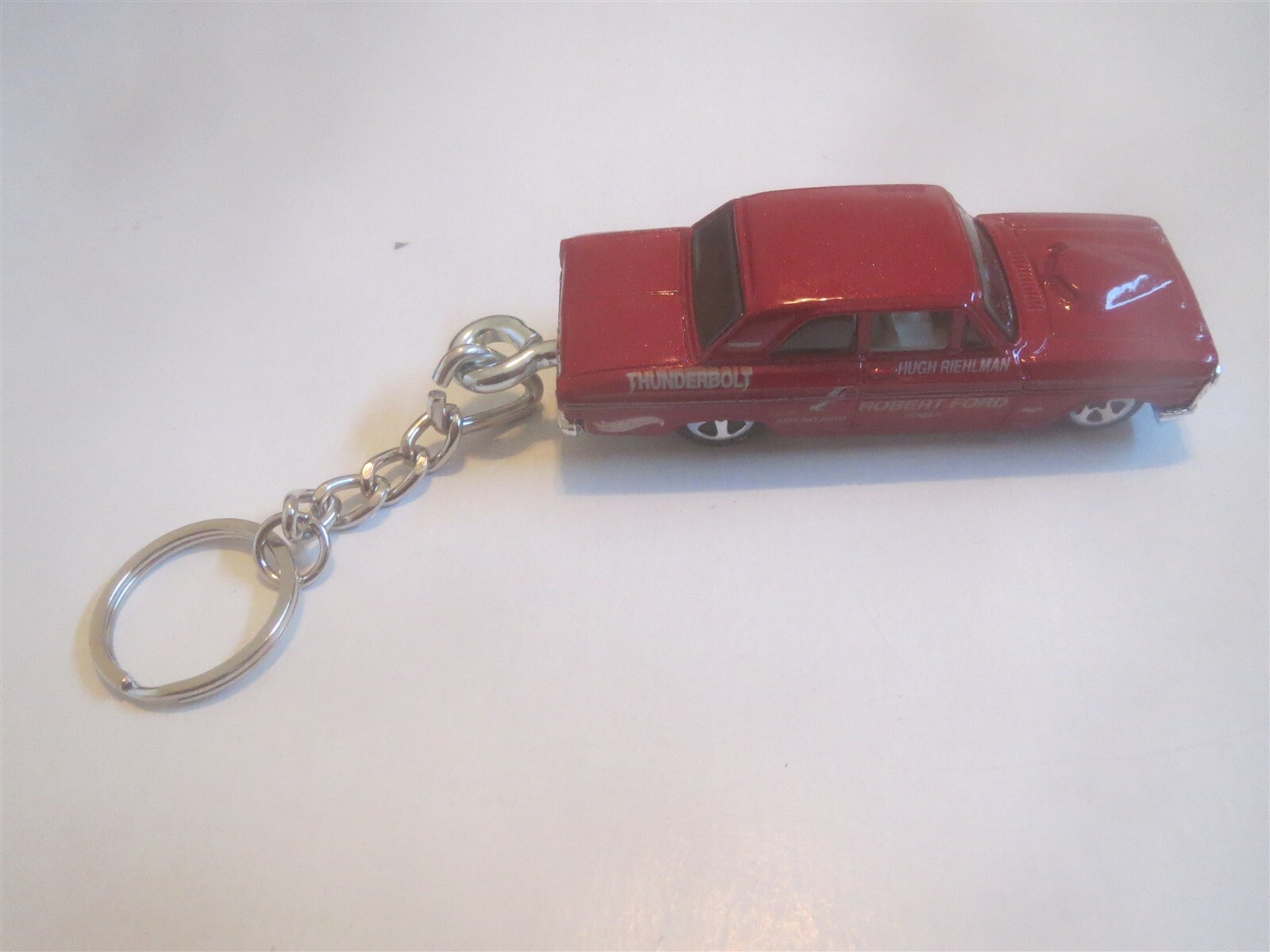 1964 FORD FAIRLANE THUNDERBOLT DIECAST MODEL TOY CAR KEYCHAIN KEYRING ...