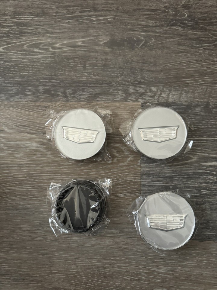 4x Cadillac 67mm Wheel Center Hub Cap Rim Emblem for ATS CTS DTS SRX ...