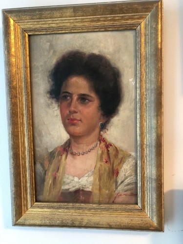 Eduardo FORLENZA 1861-1934 ITALIAN GIRL | eBay