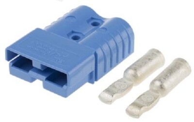 Anderson SB120 SERIES CONNECTOR KIT 2-Way 240A 600V AC/DC 2P Male BLUE ...