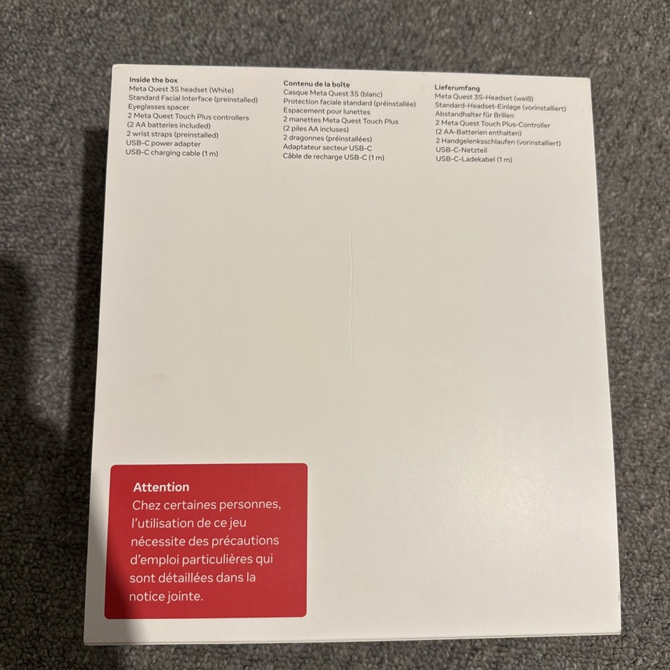 MetaQuest 3S 128GB BRAND NEW & Sealed FREE Delivery Latest Model ...