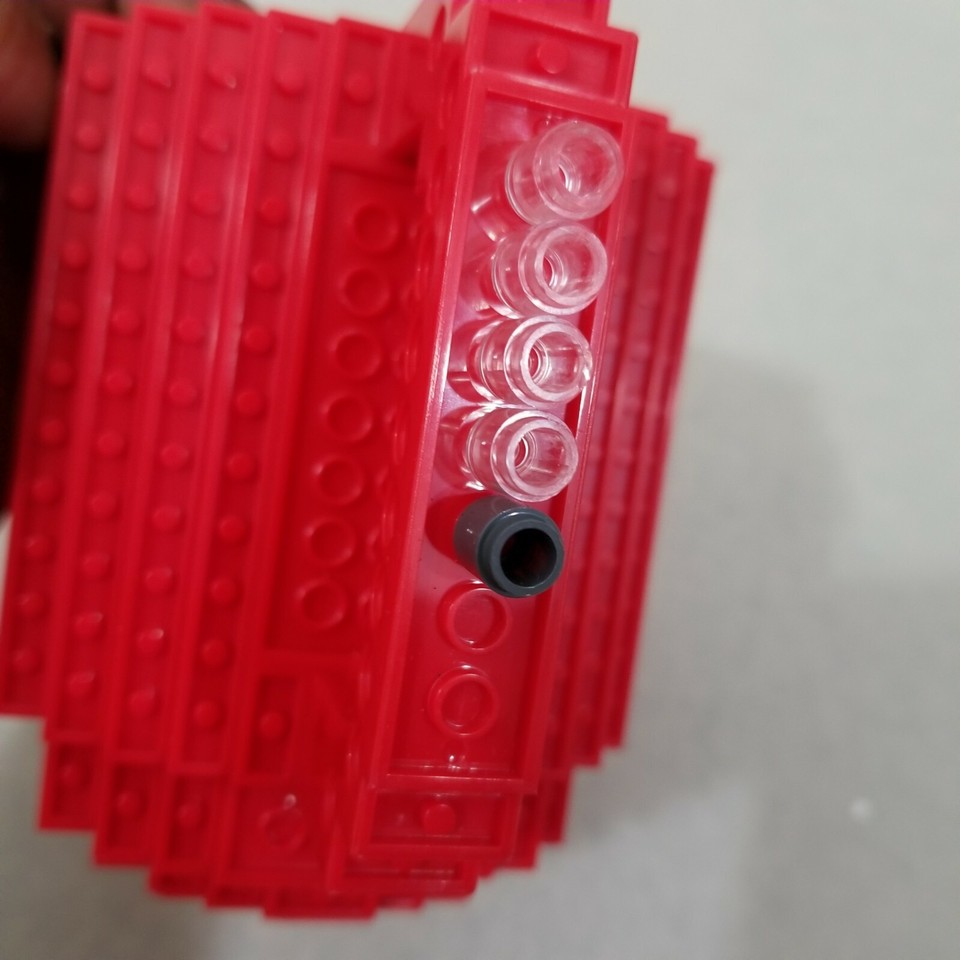 Red Build On A Brick Lego DIY Cup Mug Novelty Add To Buildable Block ...