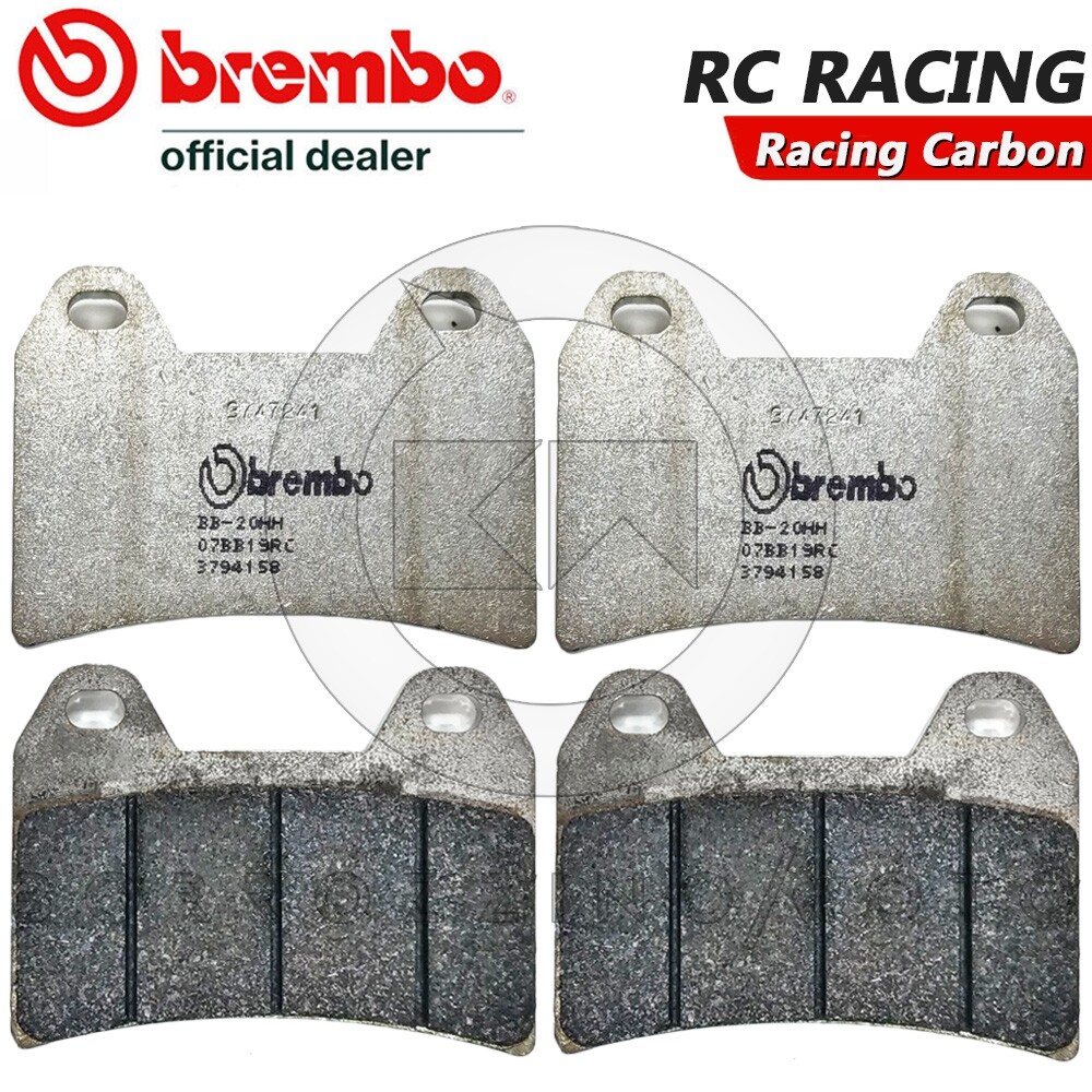 4 PASTIGLIE FRENO ANTERIORI BREMBO CARBON CERMIC RC DUCATI MONSTER 696 ...