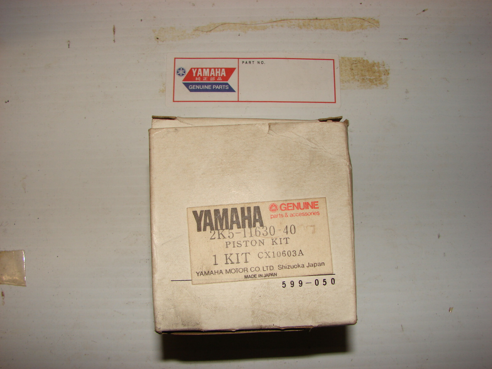 Yamaha 78-79 YZ100 OEM 4th O/S Piston Kit 1.00 2K5-11630-40 NOS Vintage ...