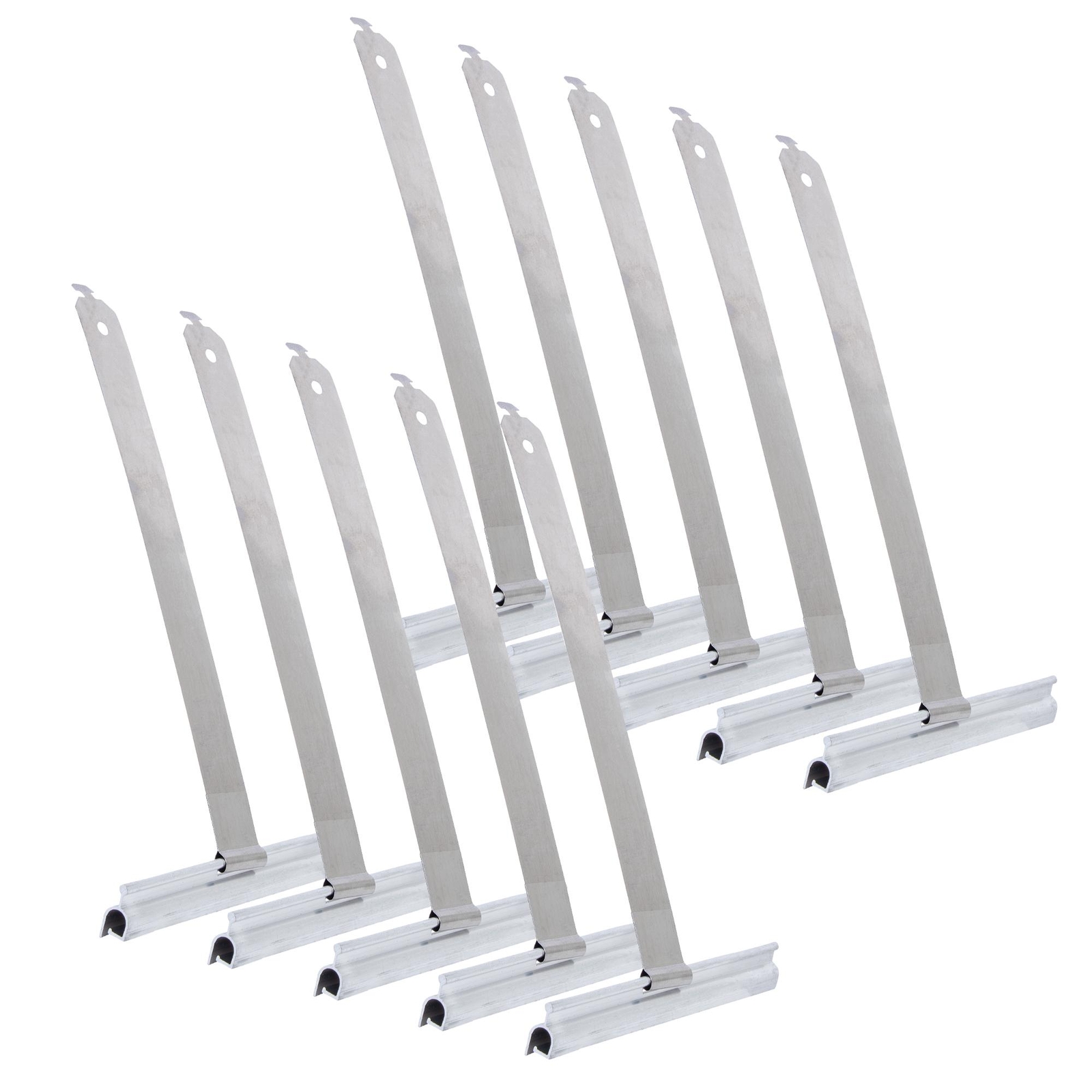 10x Mini Rolladen Aufhängefeder Rollladen Stahlband-Aufhänger Federn ...