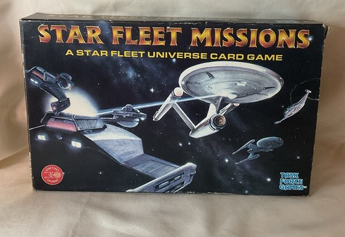 STAR FLEET MISSIONS Card Game Task Force Games Stock #5901 VTG 1992 ...