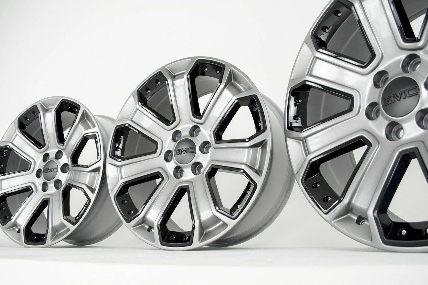 2018 Yukon Denali Wheels Rims CK164 CK190 GMC Sierra Chrome Black ...