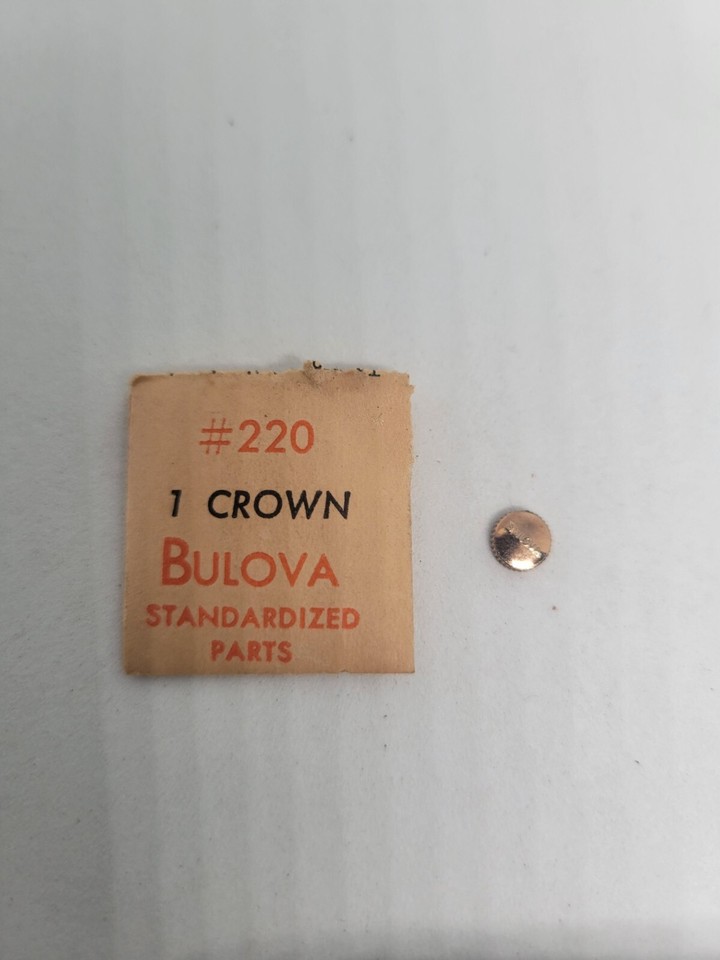 NOS Bulova Watch Stems Parts and Crowns Multiple Available One per ...
