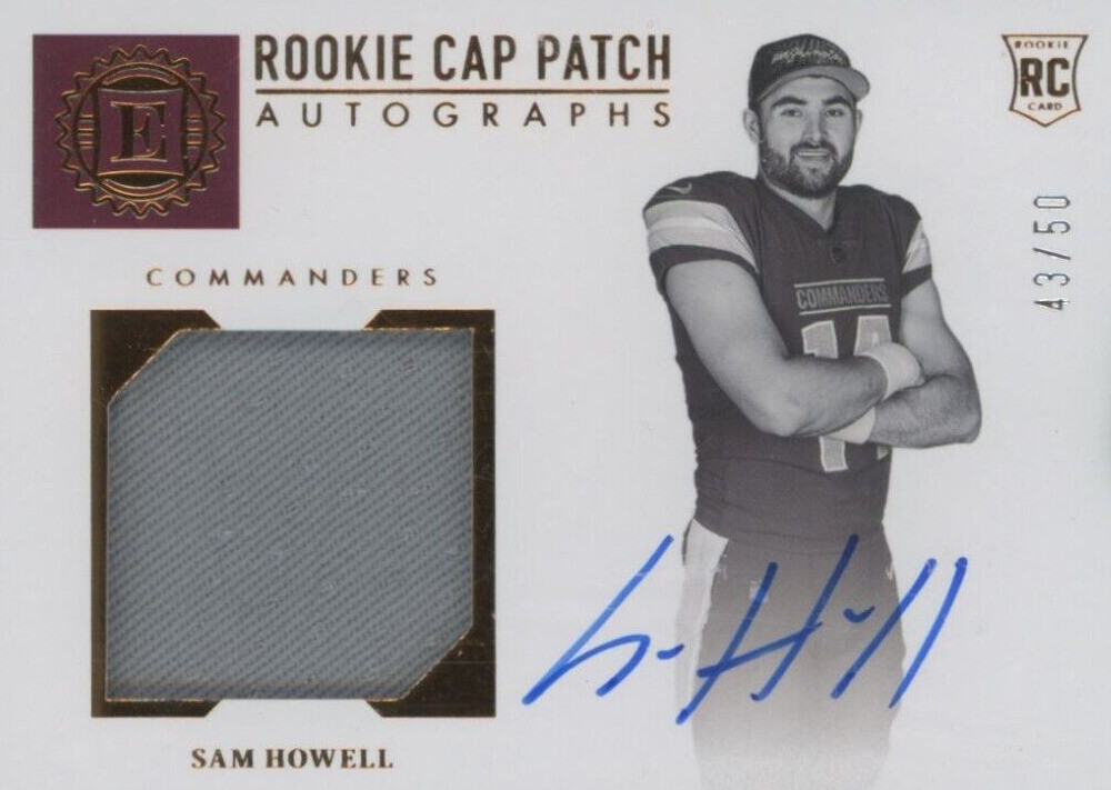 2022 Panini Encased - Rookie Cap Patch Autographs #125 Sam Howell /50 ...