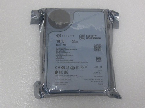 18TB Seagate Exos X18 3.5 SATA III Festplatte (ST18000NM000J ...