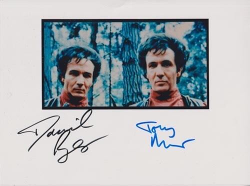 DAVID MEYER & TONY MEYER 007 JAMES BOND DOUBLE SIGNED AUTOGRAPH ...
