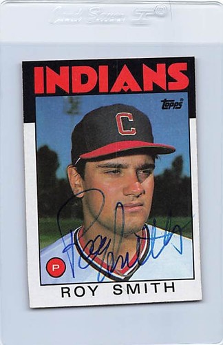 1986 Topps #9 Roy Smith Indians Signed Auto *K9601 | eBay Australia