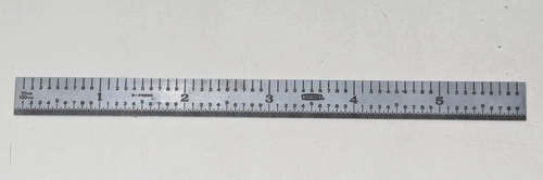 Vintage Craftsman 6" Stainless Steel 9-40996 Rule Machinist Pocket ...