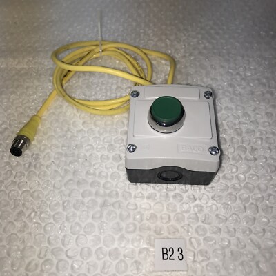 *Used LBX1 Baco Sprecher+Schuh D7-X10 Ser.A Green Push Button Switch ...