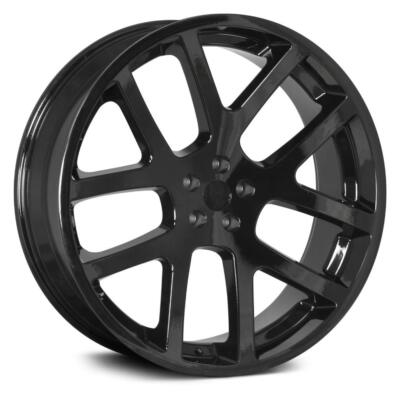 24 inch 24x10 Strada Replica SRT10 Gloss Black wheels rims 5x5.5 5x139 ...