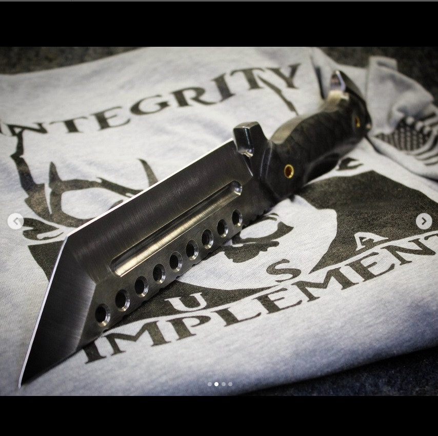 integrity implements Kaiju Kahuna Gen3 Mk2 Tanto in D2 custom handmade knife | eBay