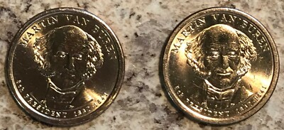 2008 P & D Martin Van Buren Pres. Coins 8th Pres Nice Circulated. | eBay