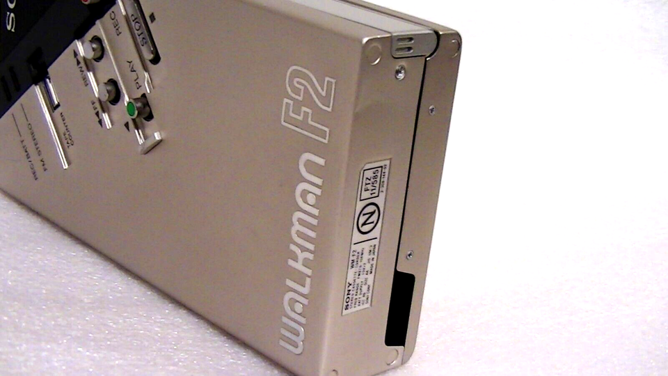 Restored VINTAGE SONY WALKMAN CASSETTE PLAYER WM-F2 | eBay