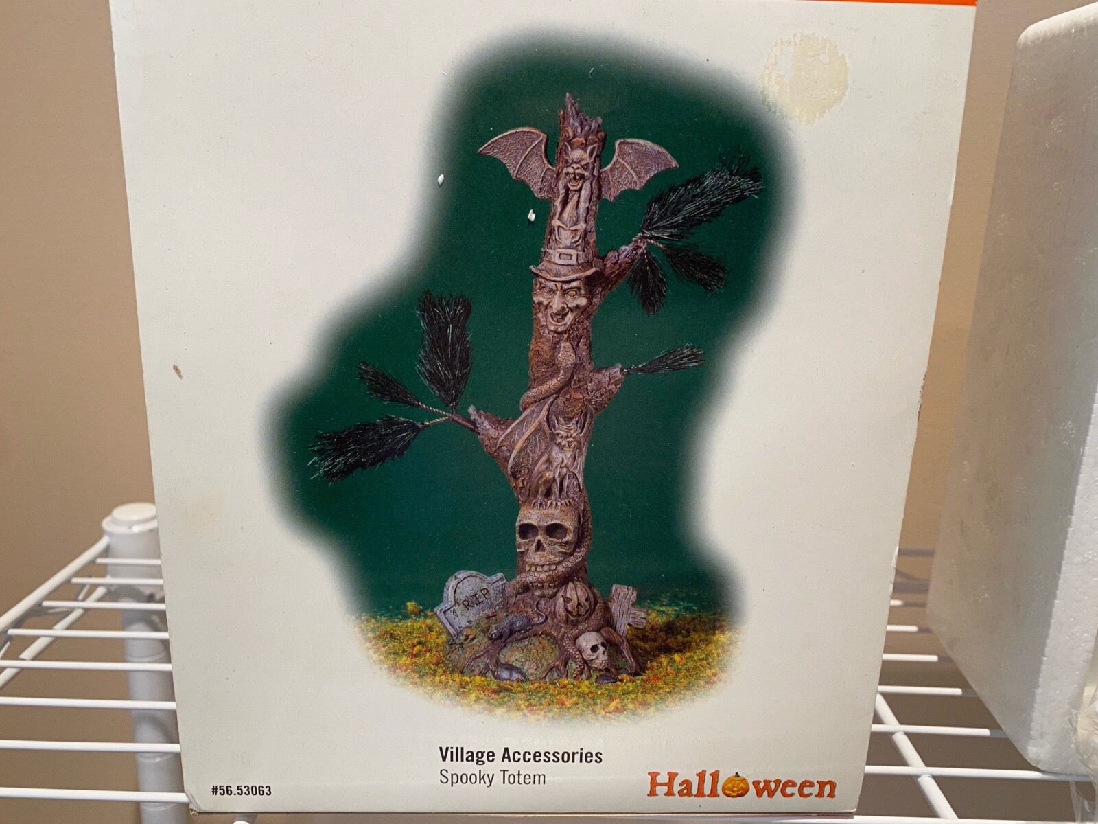 Dept 56 SPOOKY TOTEM / Snow Village Halloween - Used in Box | eBay