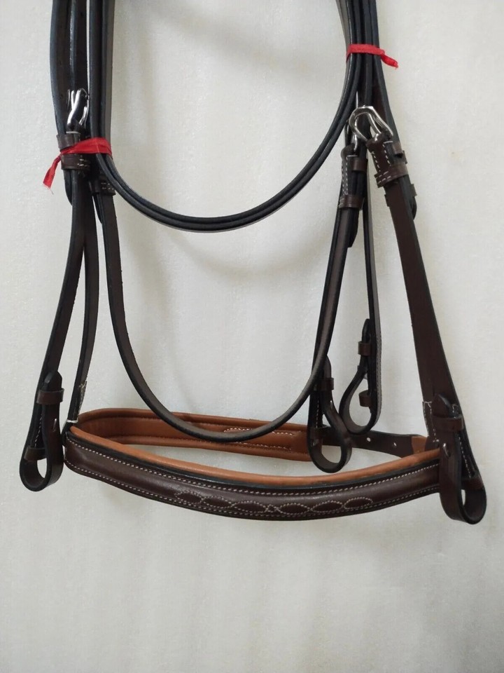 Beautiful Designer Leather English Bridle With Tan Color Padding All ...