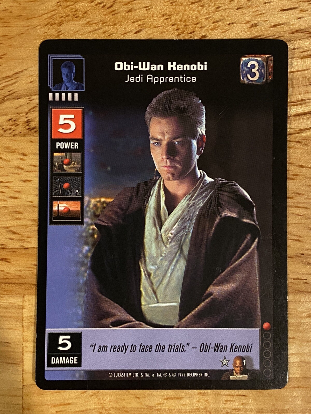 Star Wars Young Jedi CCG Jedi Council Obi-Wan Kenobi, Jedi Apprentice ...