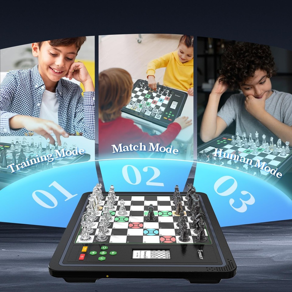 Electronic Chess Set, Electronic Chess Board Game, Computer Chess Game ...