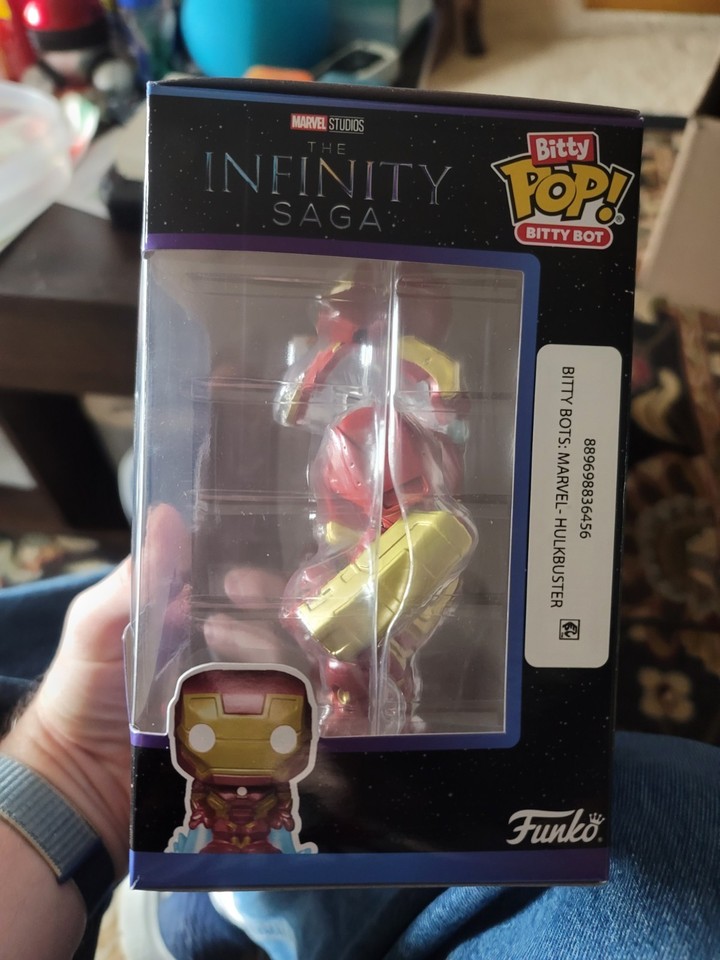 Funko Multiple: Marvel - Bitty Pop! Bitty Bot Hulkbuster with Iron Man ...