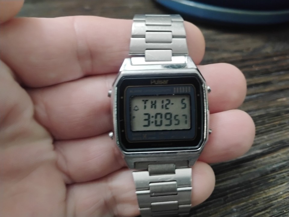 Vintage Lcd Digital Mens Wrist Watch Pulsar W309-5009 Seiko | eBay