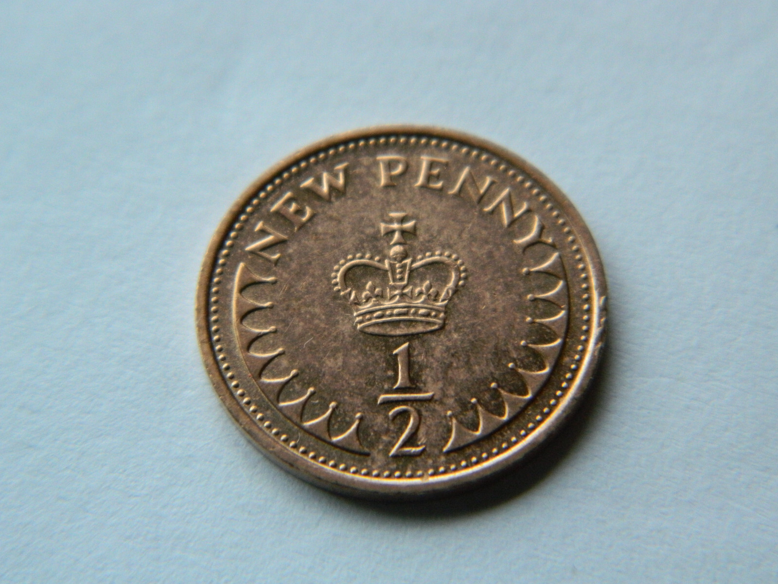 1971 2 New Pence /1 New Penny/1/2 New Penny - Elizabeth II - United ...