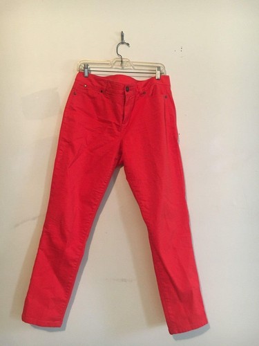 Talbots Size 10/30 Tangerine Slim Ankle Pant Women Modern Cut Stylish ...