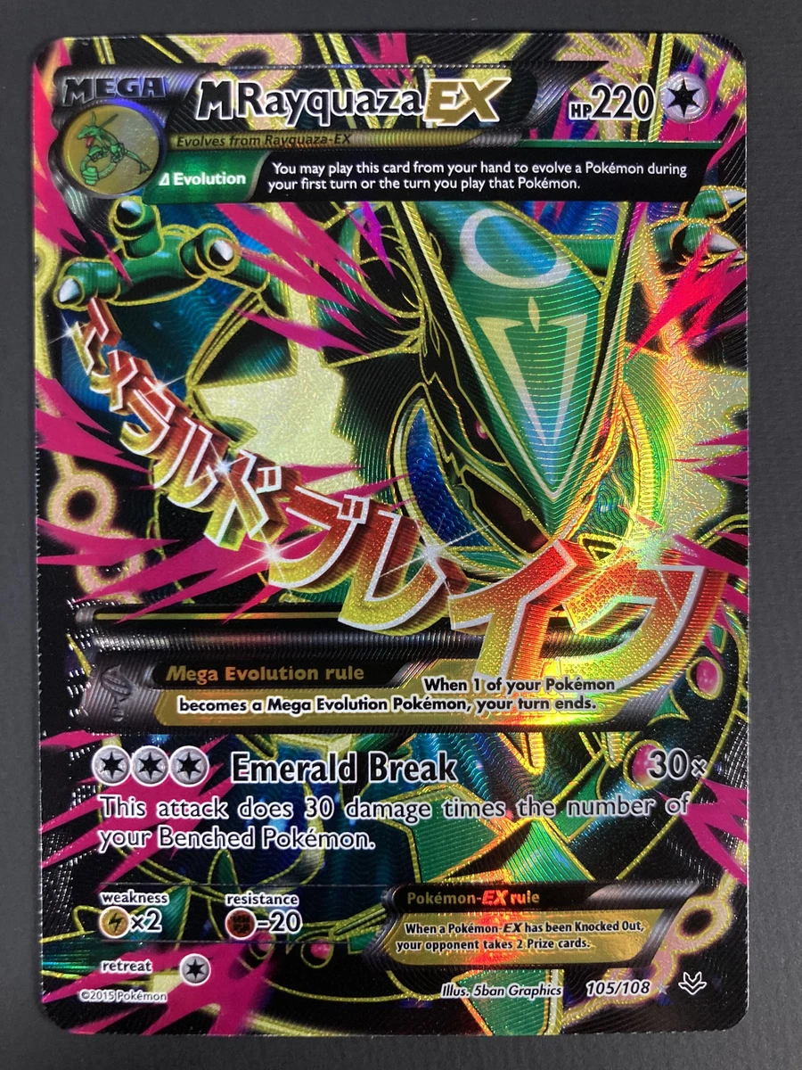 Pokemon Mega Rayquaza Card
