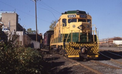RDG reading railroad 5513 GP-30 restored temple,pa original slide | eBay