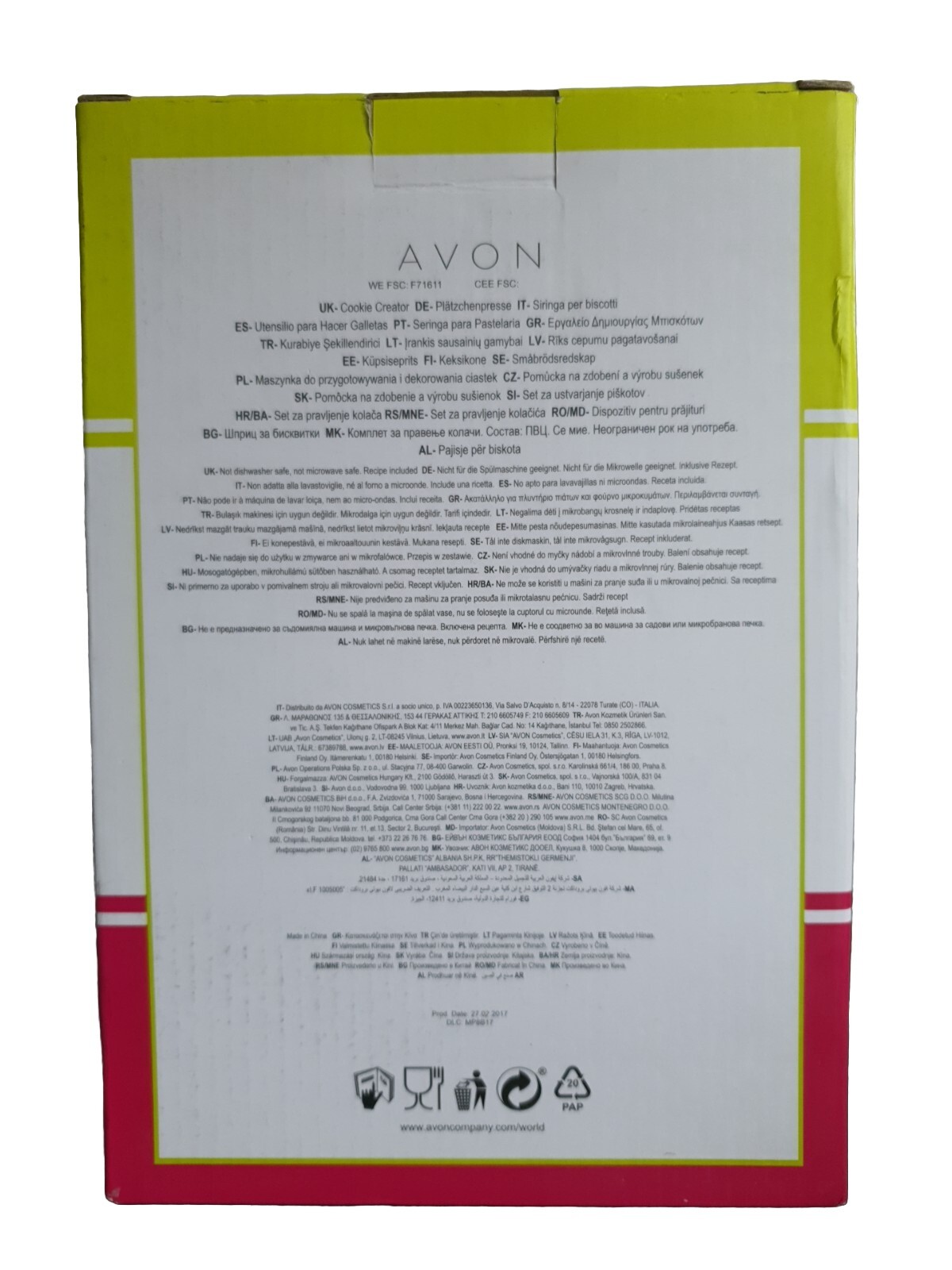 Brand New AVON Kitchen Magik Cookie Creator Tool Baking Fun | eBay UK