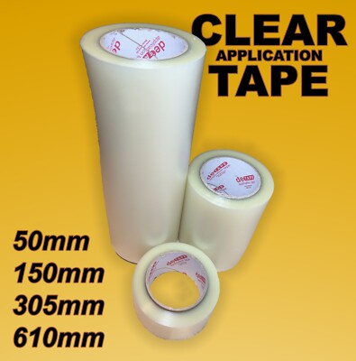 Detape Clear Application Transfer Tape for Vinyl Decal HQ | eBay UK