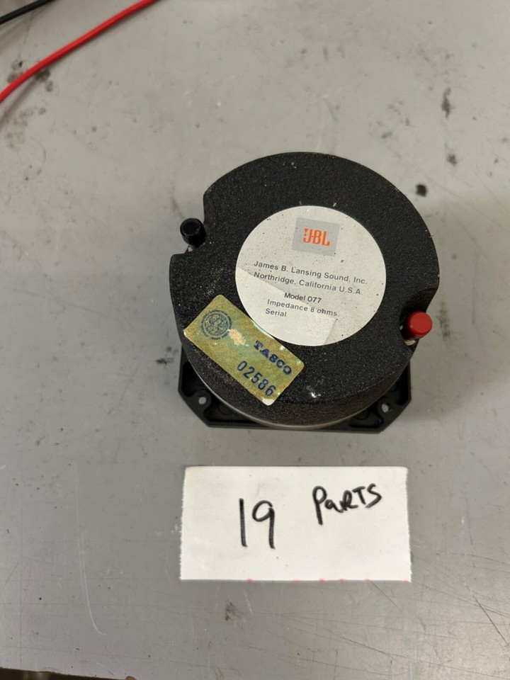 JBL 077 High frequency bullet slot tweeter driver #19 | eBay