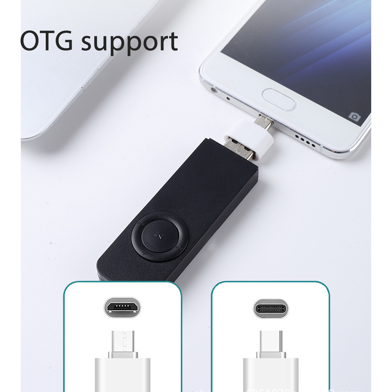 MP3 Player 8GB Memory 64GB Expandable USB Flash Drive Type Support OTG ...