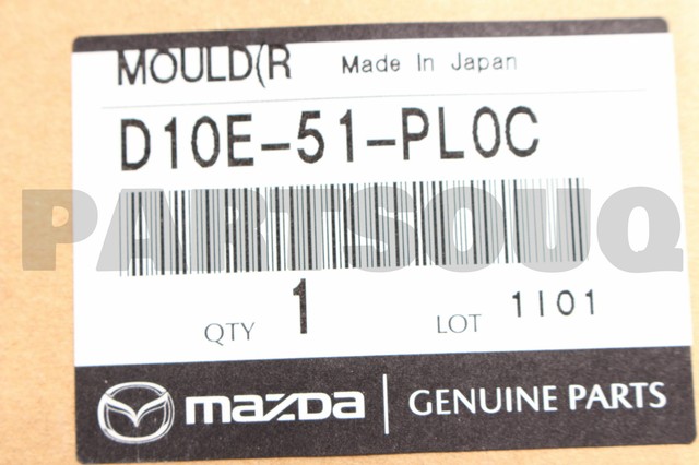 Mazda OEM 16-18 Cx-3 Exterior-rocker Molding Right D10E51PL0C for sale ...