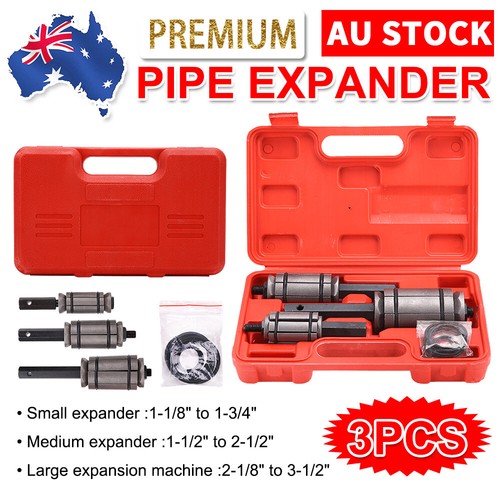 3PCS Tail Pipe Expander Exhaust Automotive Remover Dent Repair Garage ...