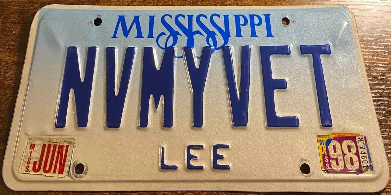 NVMYVET Vanity License Plate Envy My Corvette c1 c2 c3 c4 c5 c6 c7 c8 ...