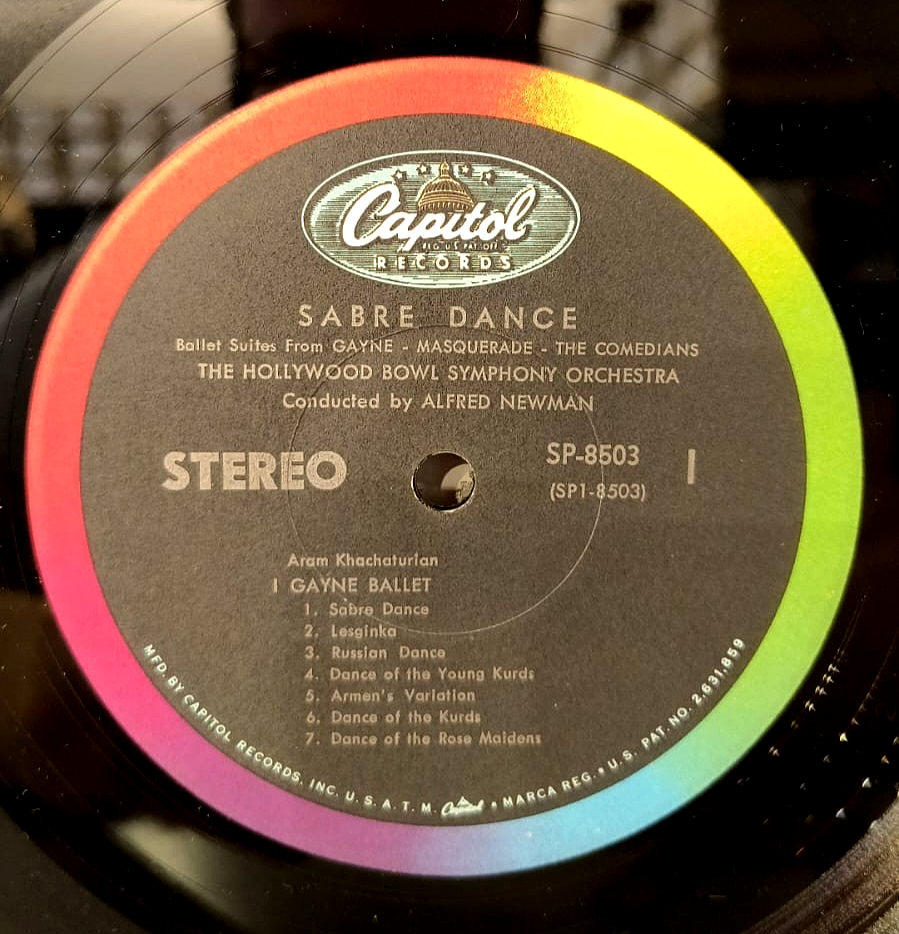 ALFRED NEWMAN - SABRE DANCE SUITES FROM GAYNE MASQUERADE - VINYL VG+ ...