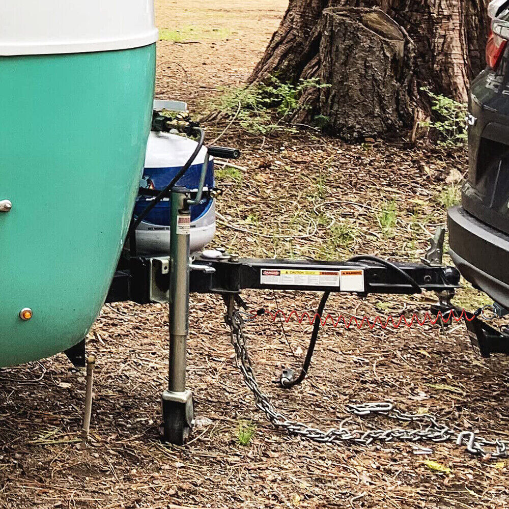 Travel Trailer Coiled Pin Breakaway Cable Safety Heavy Duty Spring Clip ...