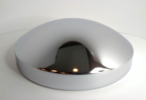 Chrome Metal 8.5" Hub Caps Mack Truck 44k Rear Axle Wheel Covers Hub ...