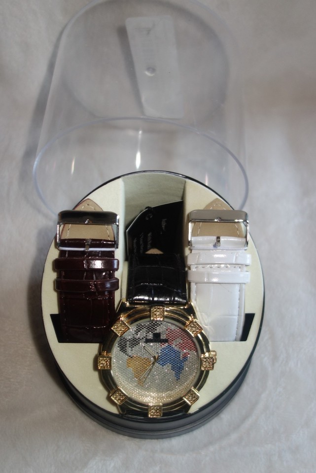 ICE MAXX World Map MENS Watch with diamonds new | eBay
