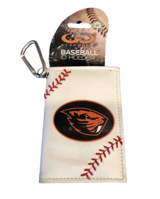 Oregon State Beavers Classic Baseball ID Holder One Size White Wallet ...