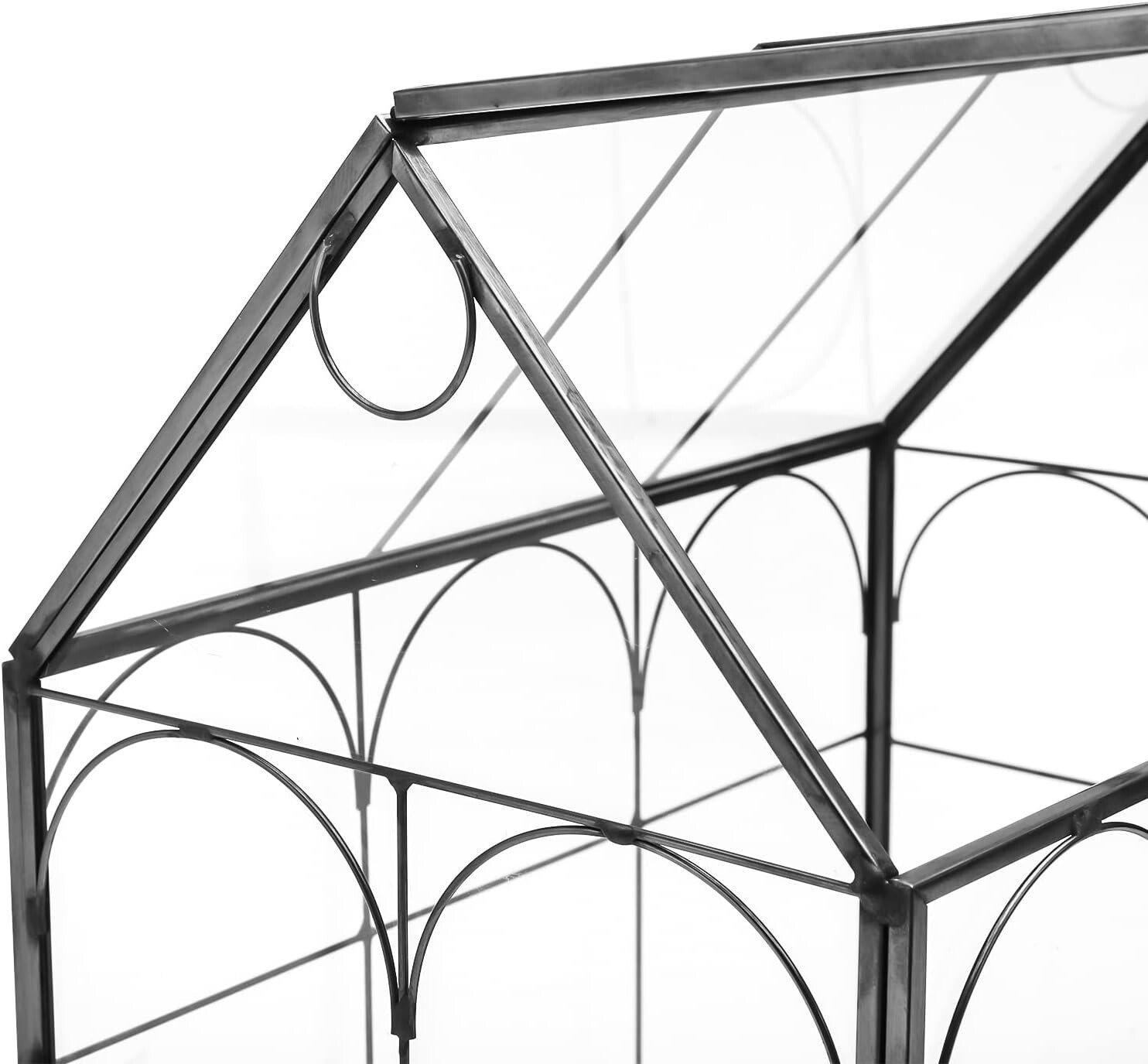 Large Glass Terrarium Planter Clear House Display Box for Succulent ...