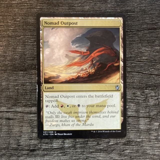 MTG Nomad Outpost Khans of Tarkir 237/269 Regular Uncommon for sale ...