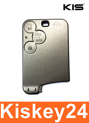 3Tasten Car Key Card Housing Key for Renault Laguna 2 Espace 4 | eBay